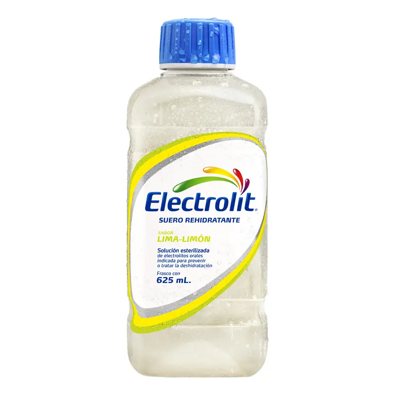 ELECTROLIT Suero Rehidratante SABOR LIMA-LIMON 625 ML. Electrólitos orales en solución con Sabor ...